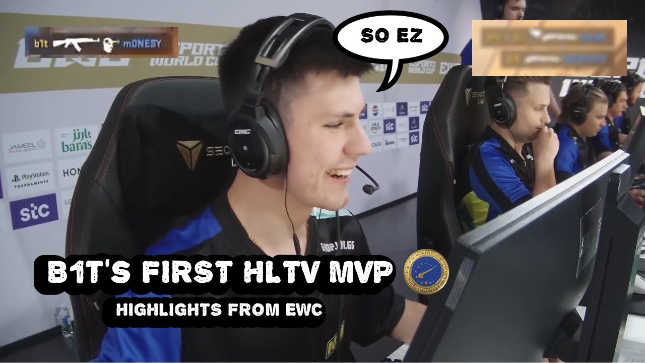 NAVI b1t - First hltv MVP! (b1t highlights from EWC) - YouTube