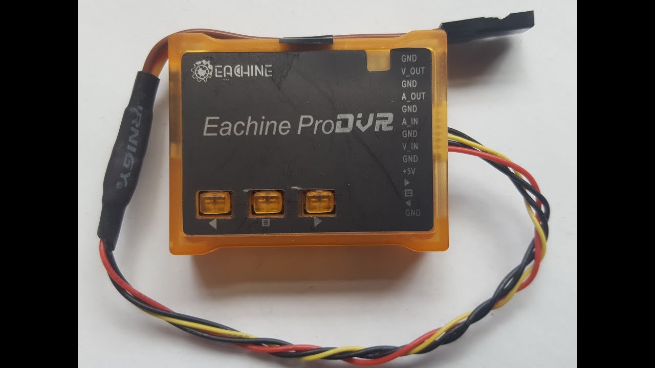 Z84 Wing....Eachine DVR Test...5.8G Diversity Monitor. - YouTube