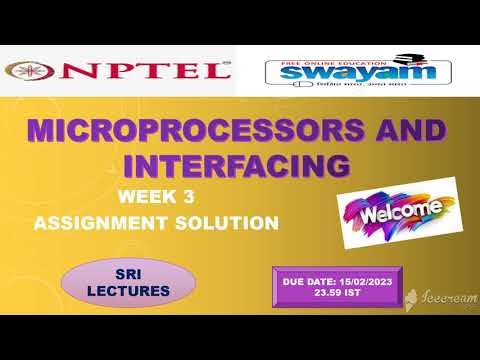 💥WEEK 3💥 🔥100%🔥 💥MICROPROCESSORS AND INTERFACING ASSIGNMENT SOLUTION💥 🔥100%🔥 - YouTube