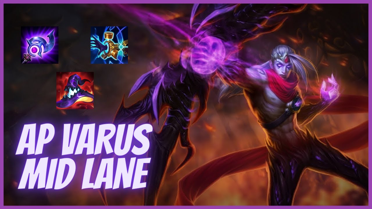 AP Varus Mid Lane - One shot your way to victory! - YouTube