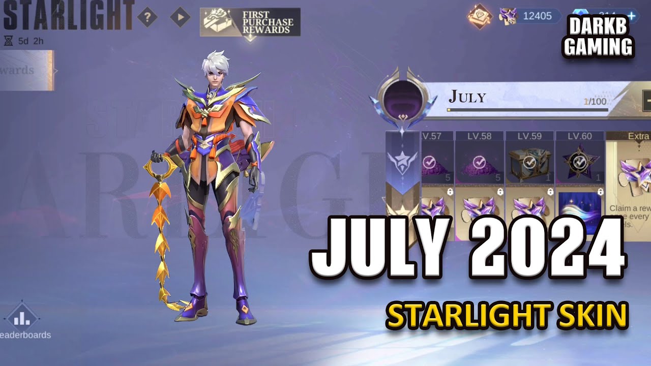 July 2024 Starlight Skin | Julian Starlight Skin and more | Mobile ...