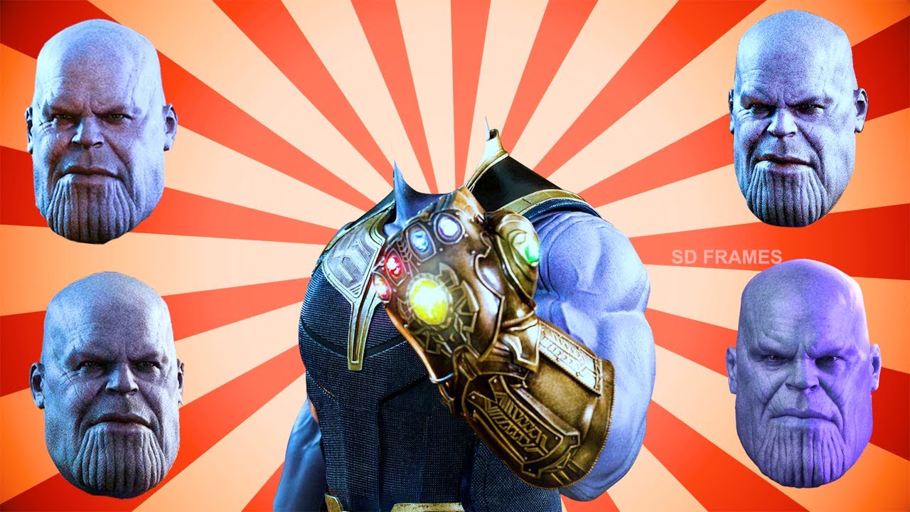 Wrong Heads Top Superheroes | Funny Puzzle | THANOS | SD FRAMES - YouTube
