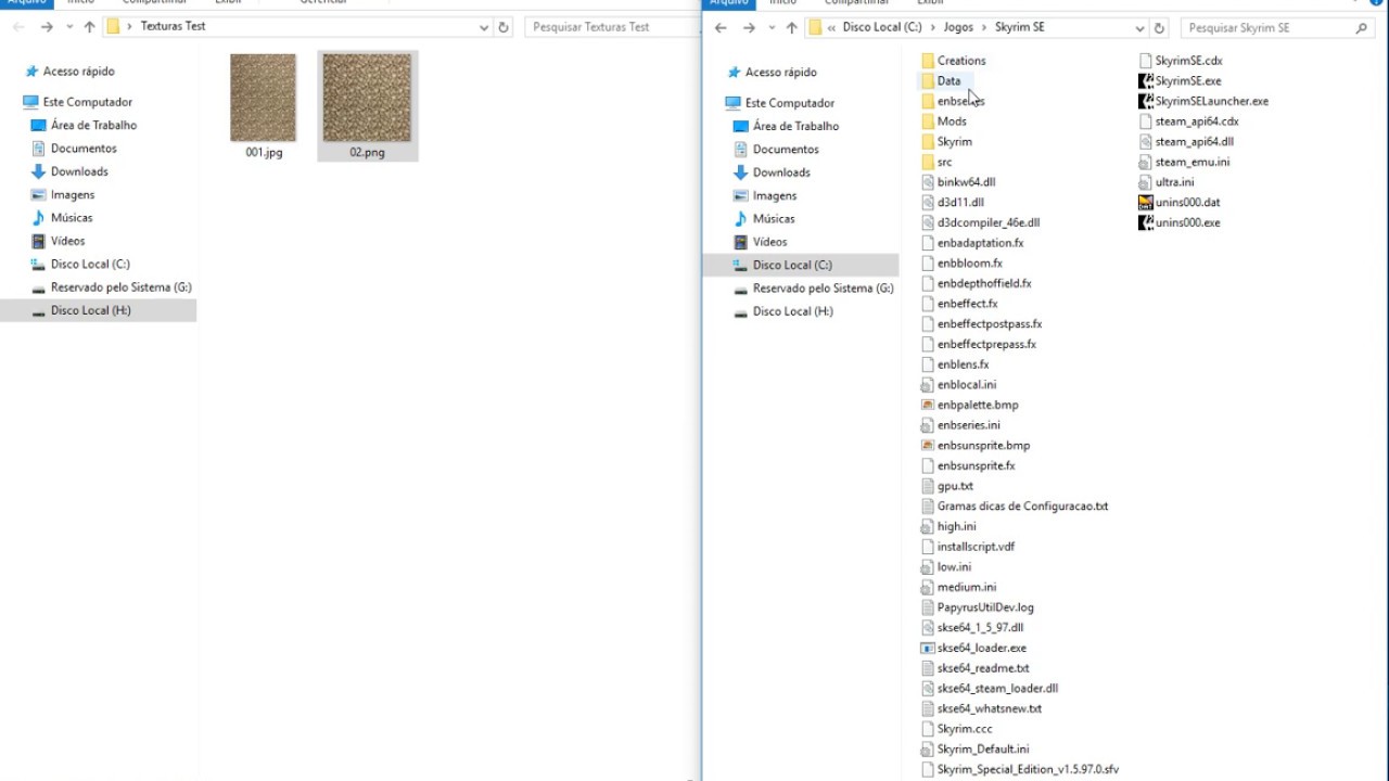 Skyrim SE Editing DDS textures (Simple Tutorial) - YouTube