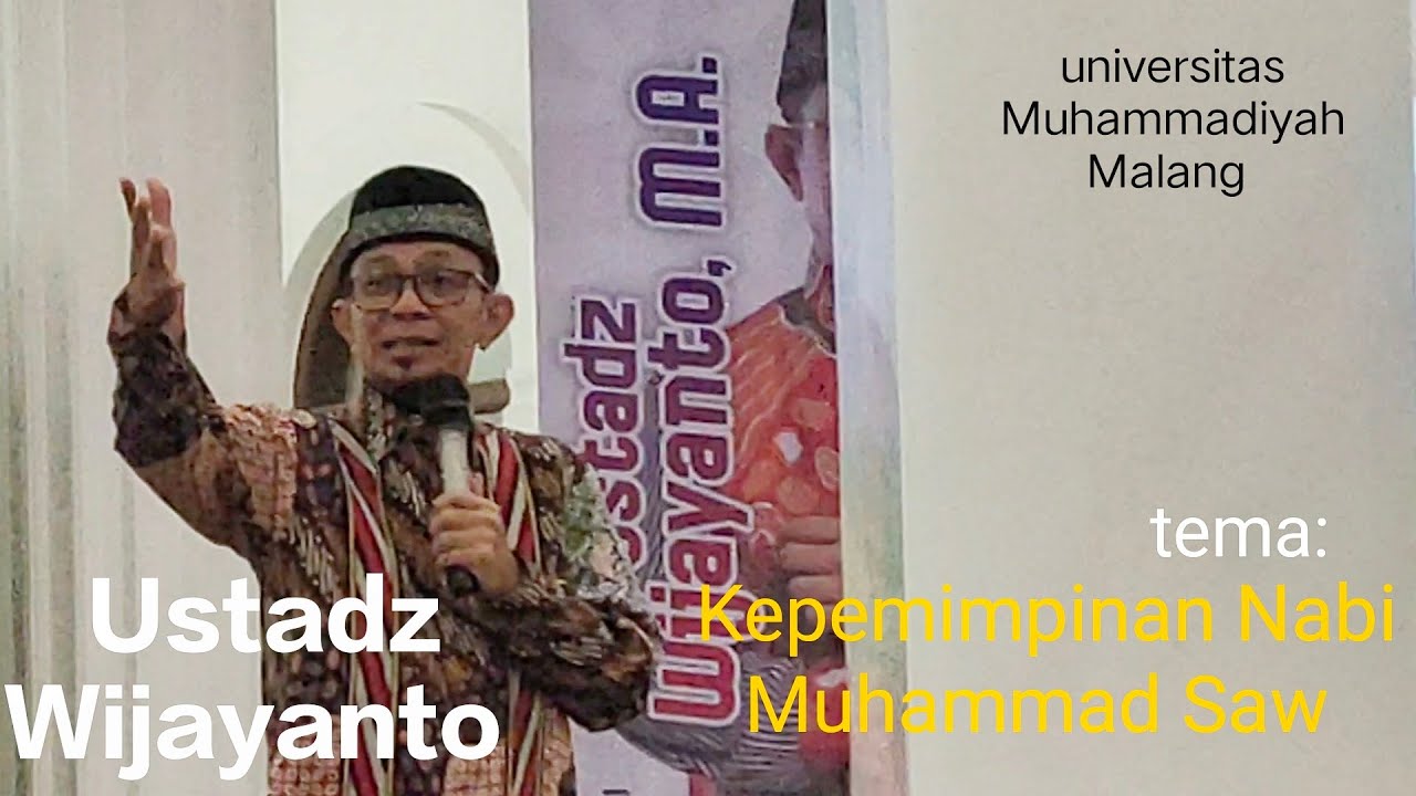 Ustadz Wijayanto - Kajian Islam di Universitas Muhammadiyah Malang 2024 ...