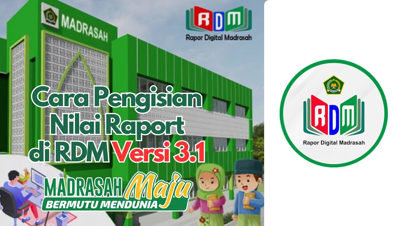 Cara Mengisi Nilai Raport di RDM Versi 3.1 - YouTube
