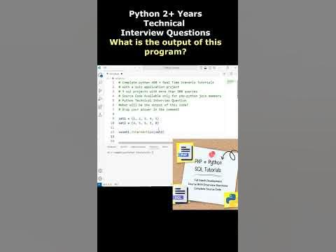 python interview questions and projects for beginners source code #pythoninterview - YouTube