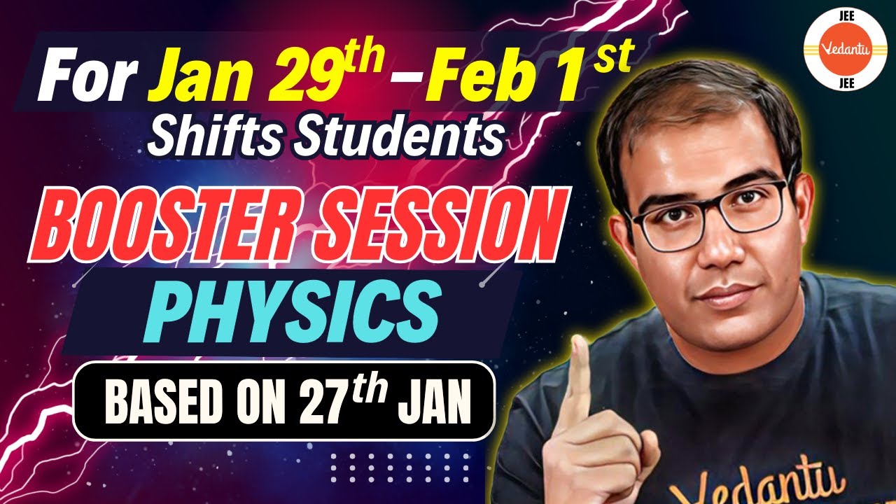 JEE Main 2024 | Rank Booster 💹Session Based on 27th Jan Shifts | Vinay Shur Sir | Physics - YouTube