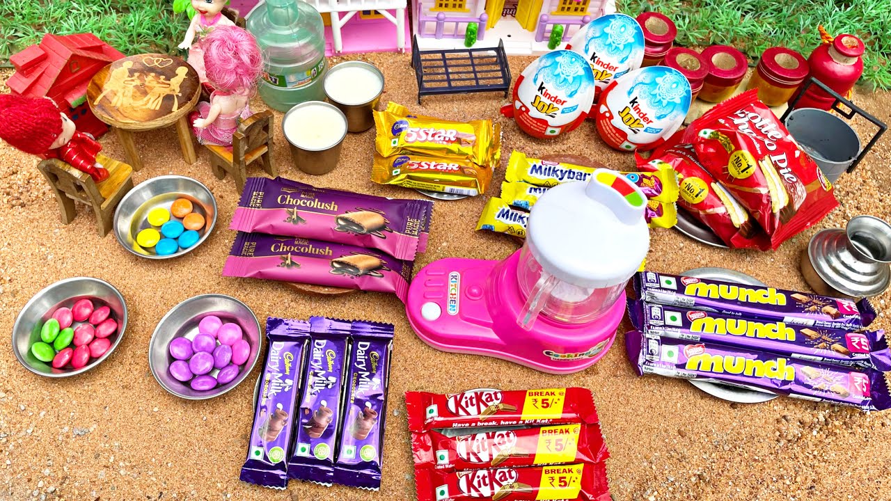 Miniature all chocolate milkshake | mini cooking | all chocolate ...