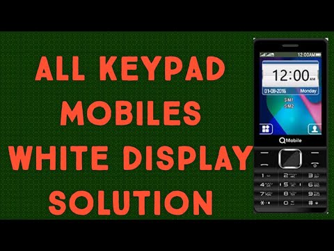 All keypad Mobiles white display final solution - YouTube