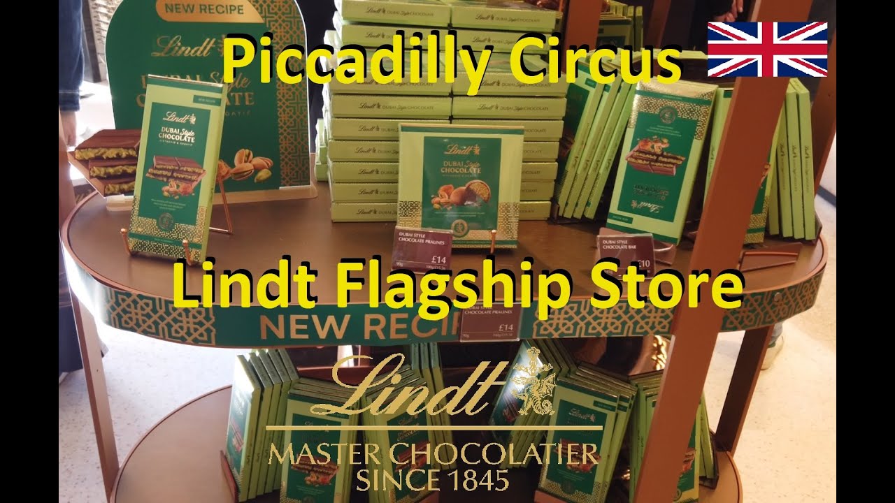 🍫 NEW Lindt Chocolate Store Opens in Piccadilly Circus | London Store ...