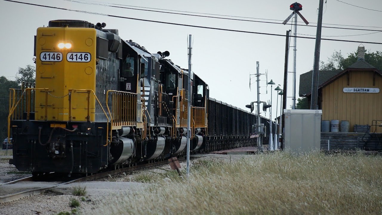 Train Horn Alley! AWRR 301 Through Bertram, TX - YouTube