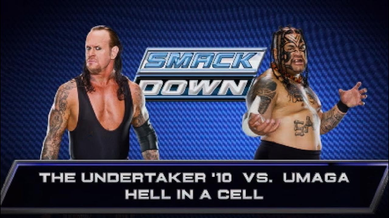 WWE 2K22 - The Undertaker '10 vs. Umaga - Hell in a Cell - YouTube