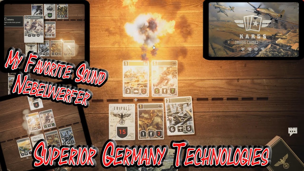 Power Of The Nebelwerfer! Kards German Deck Only - YouTube