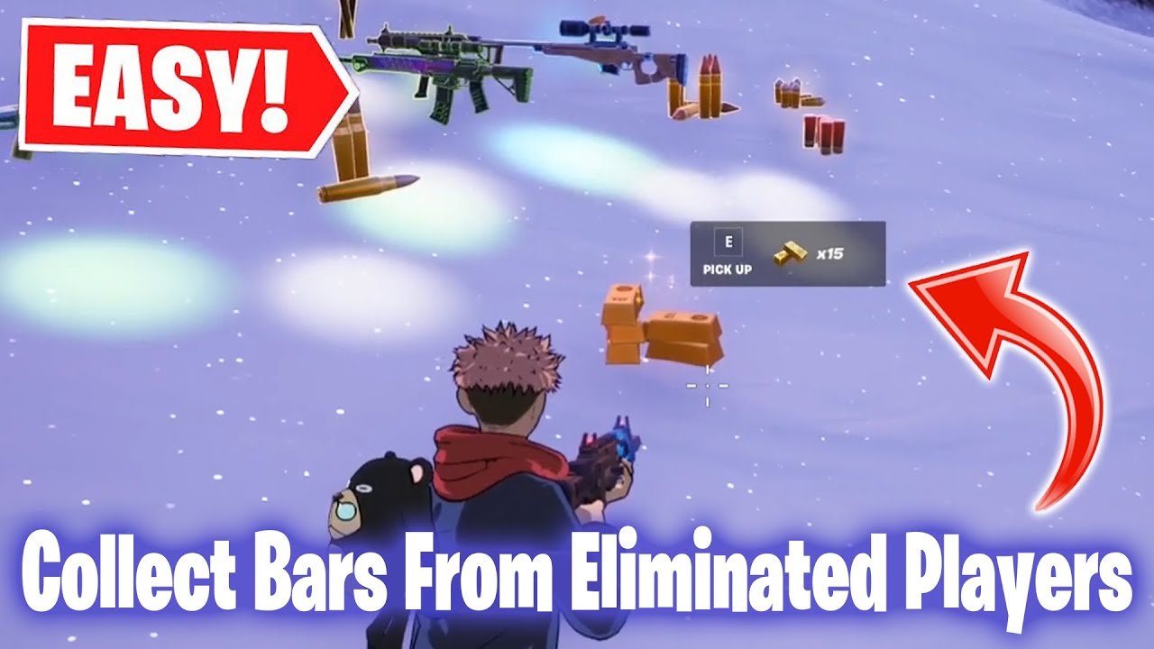 How to *EASILY* Collect Bars From an Eliminated Player in Different ...