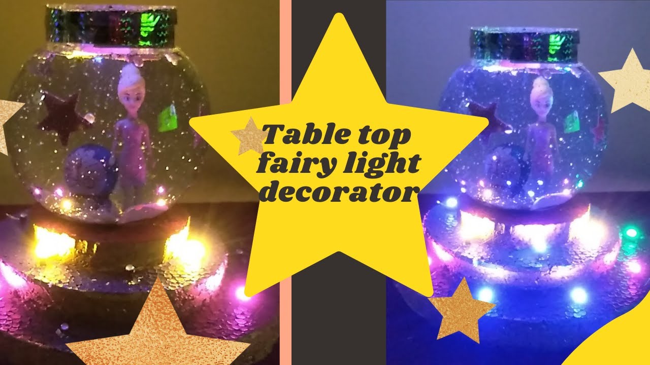 Table top Fancy Decorator | Fairy light Decorator | DIY decor ...