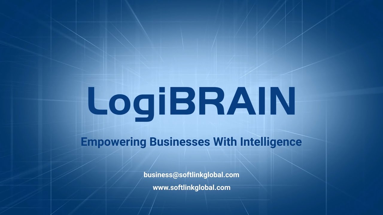 Introducing LogiBRAIN | BI Dashboarding Tool For Logistics - YouTube