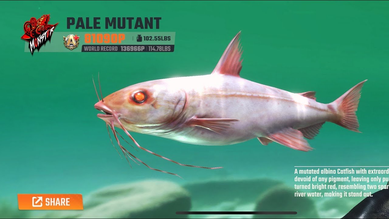 I Caught the Rare Pale Mutant in Fishing Master! - YouTube