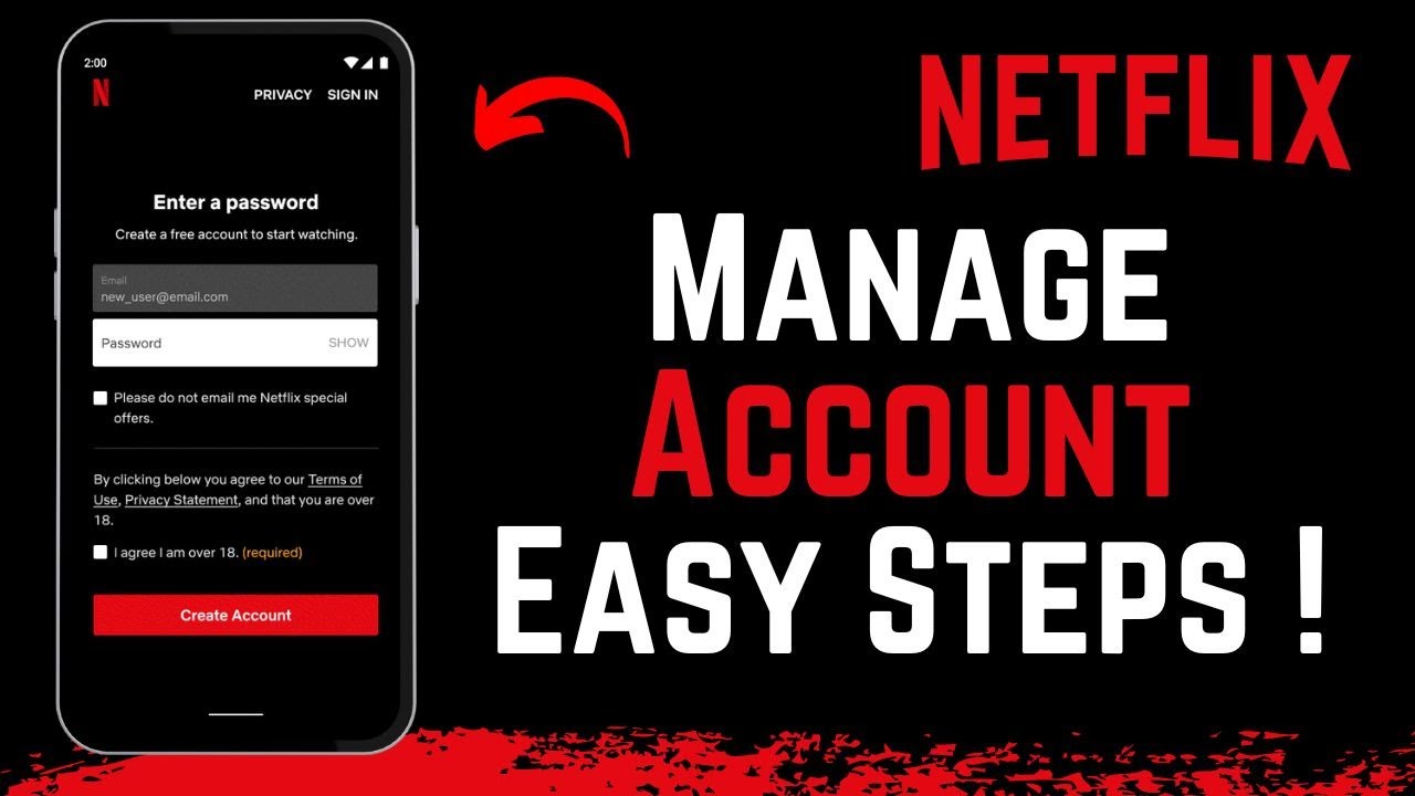 How to Manage Netflix Account ! - YouTube