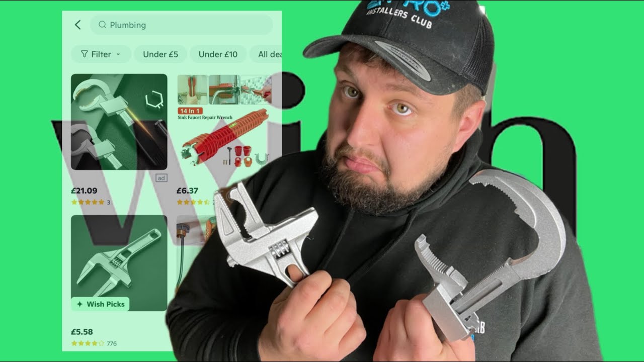Professor plumb gets his tools from wish? - YouTube