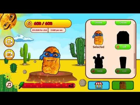 Playing OMEGA nugget clicker - YouTube