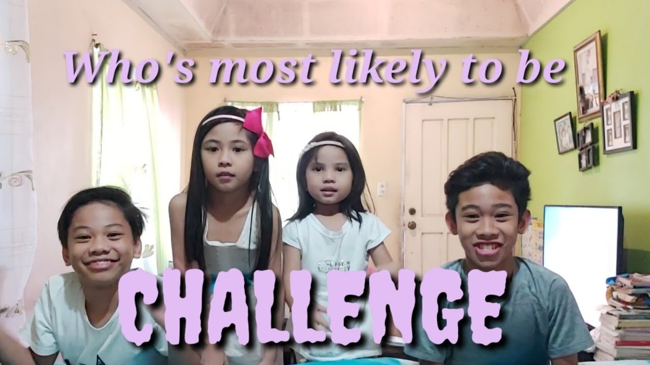 Who's most likely to be CHALLENGE| Baduday & Badiday - YouTube