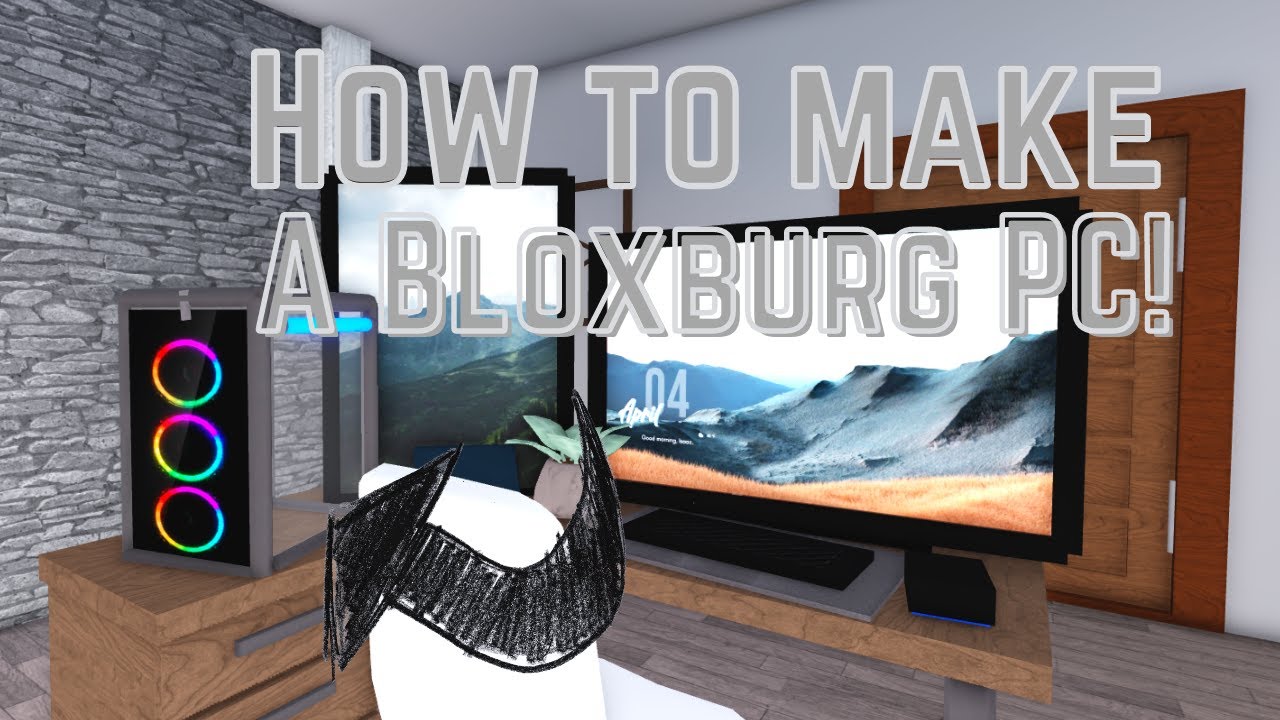 How to MAKE a REALISTIC Bloxburg PC! (DIY) - YouTube