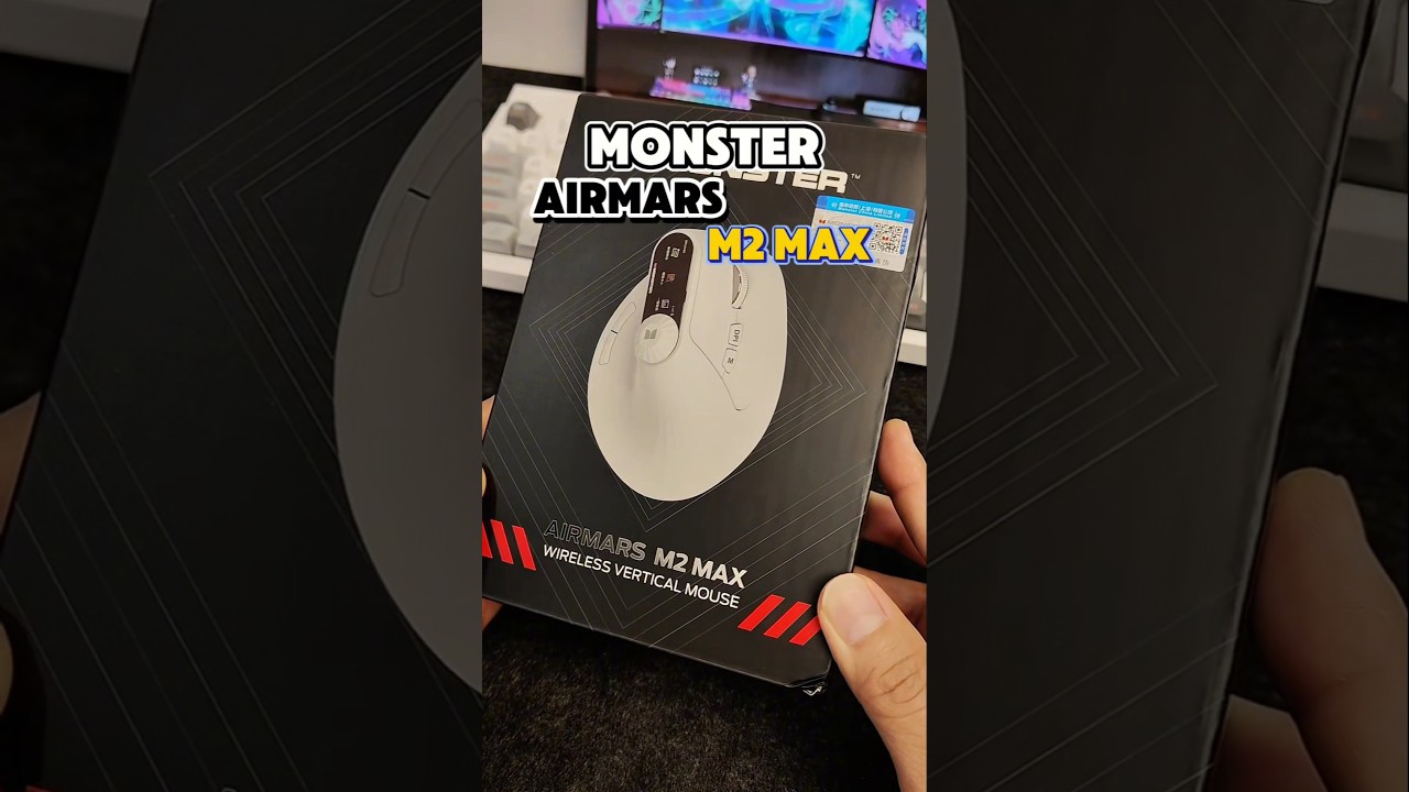 เมาส์ไร้สาย MONSTER AIRMARS M2 MAX #mouse #monster #m2max # ...