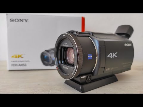 SONY FDR-AX53 unboxing, recensione, test - ita - YouTube