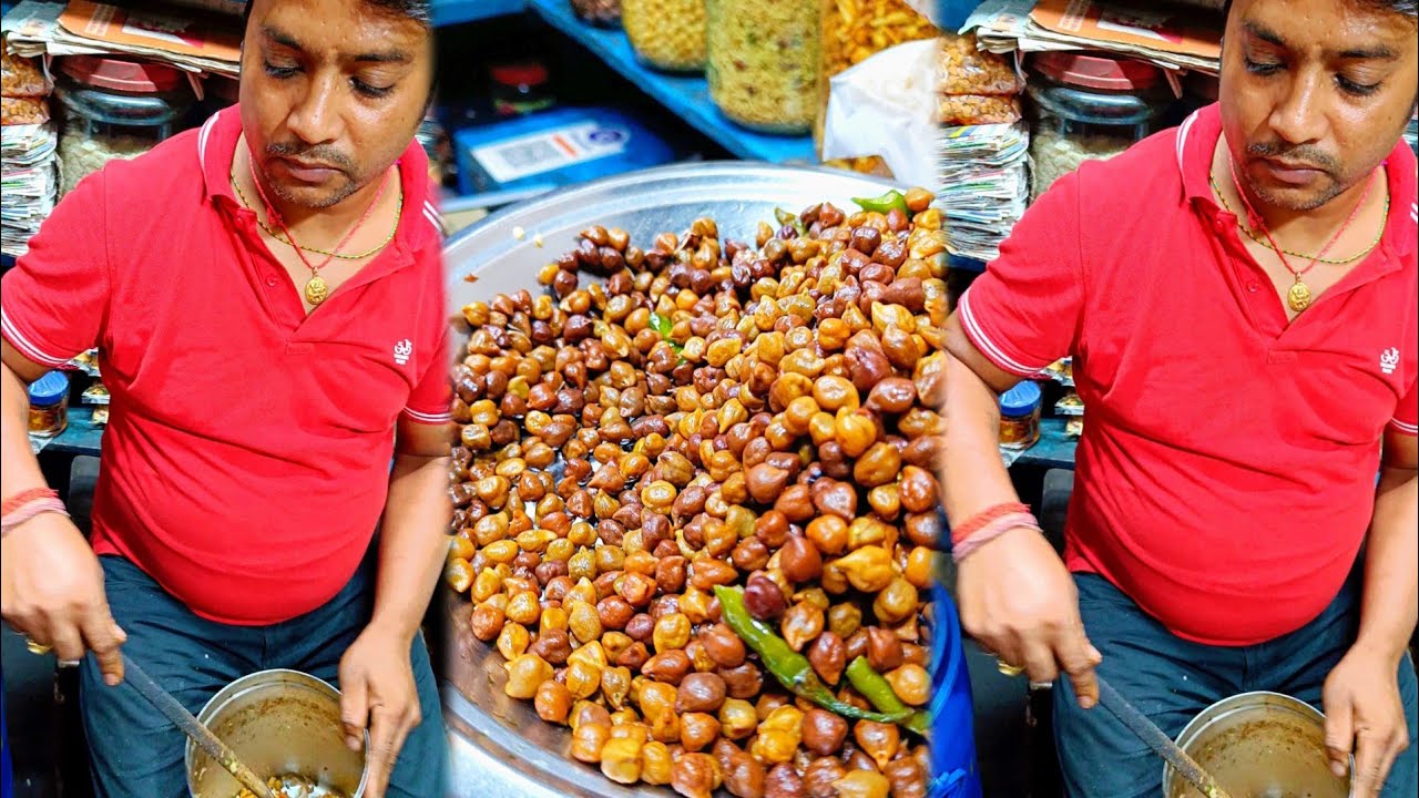 Most Unique Chakna From Chana 🤤🧆| Chana Chips Mix Only For ₹15/- 😋🥗 ...
