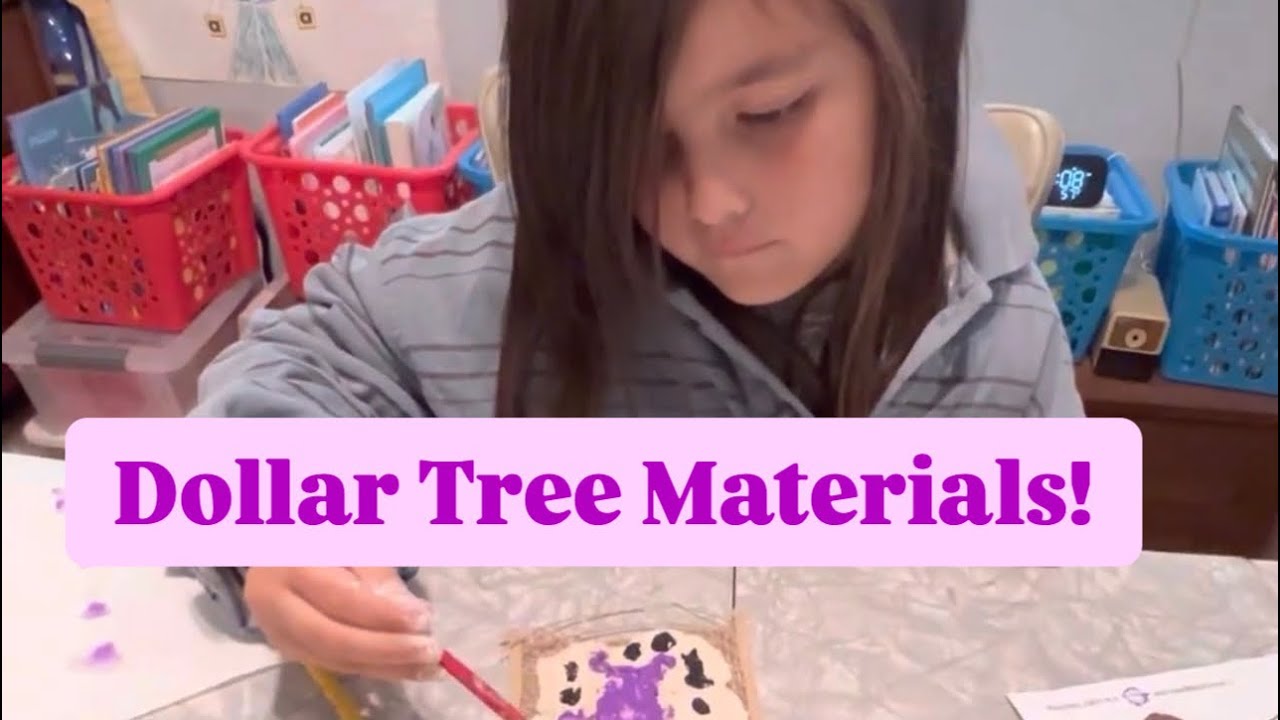Easy Art Activity for Kids painting a fresco using clay #michelangelo # ...