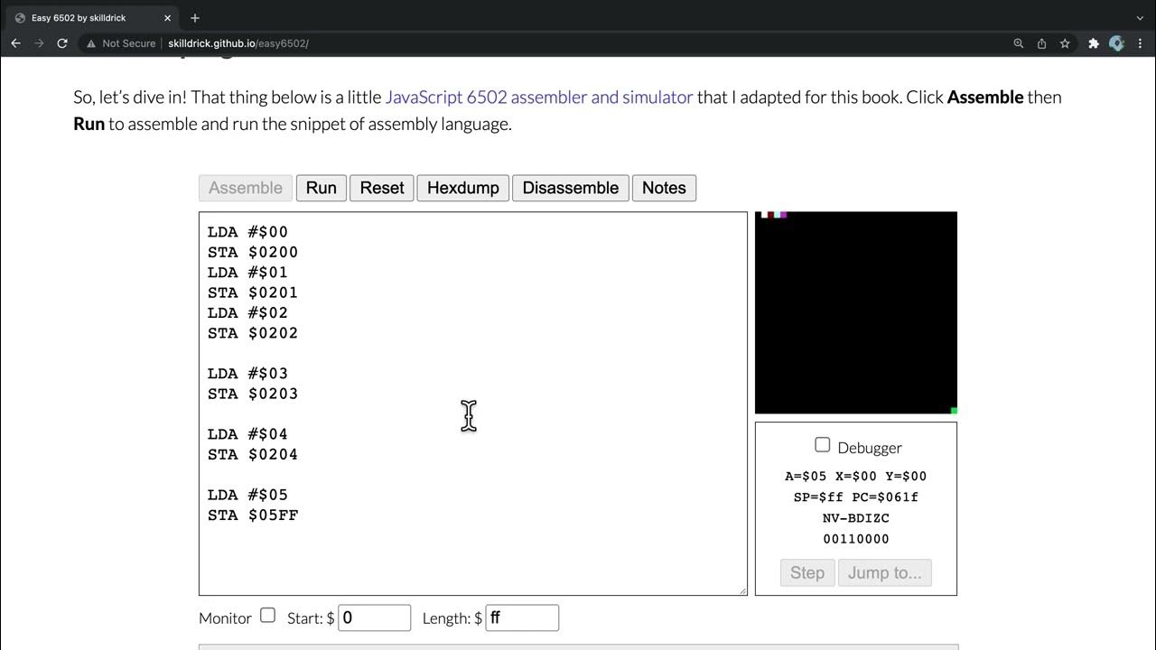 6502 Assembly Tutorial 2 | Registers and Memory - YouTube