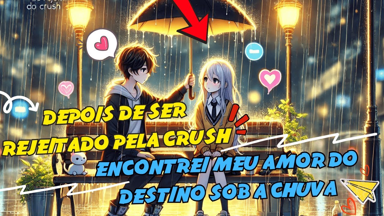 💥 Depois de ser rejeitado pela crush... encontrei meu amor do destino sob a chuva - YouTube