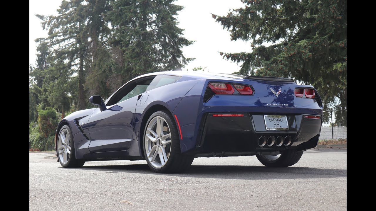 2019 Chevrolet Corvette 1LT 7-Speed Manual Walk Around and Info - YouTube