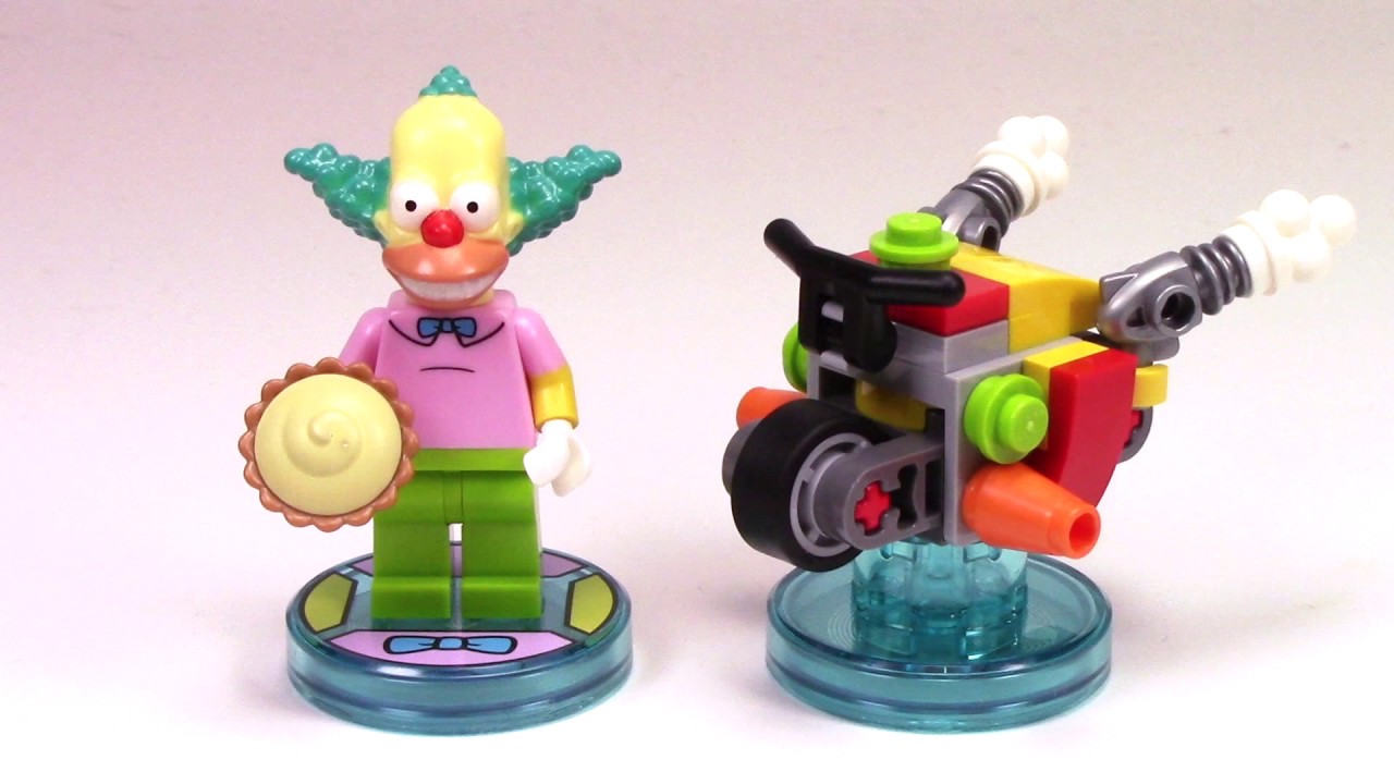 LEGO Dimensions Krusty the Clown Fun Pack Review! The Simpsons Set ...