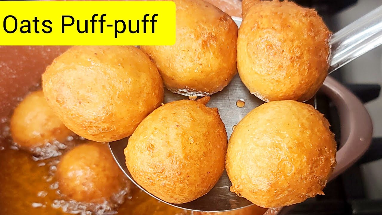 Whole Grain Oats Puff - Puff // Bofrot Recipe// A very healthy way to ...