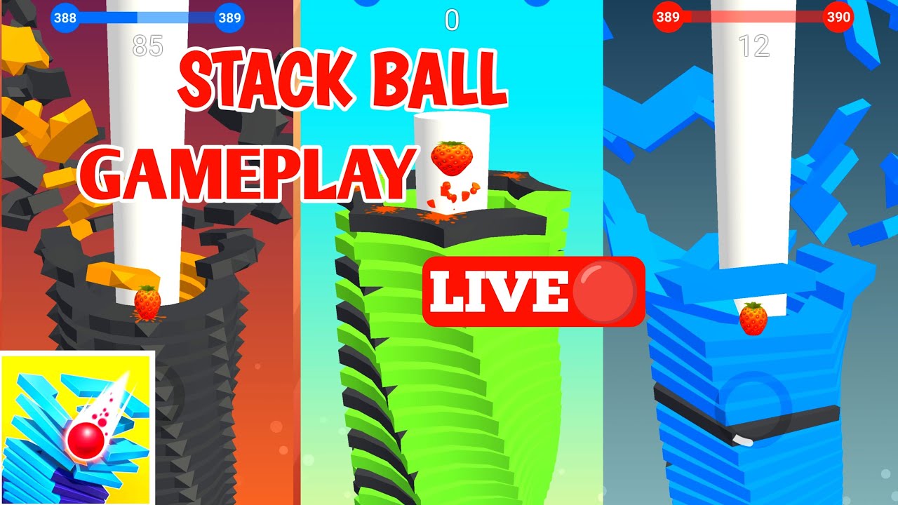 Stackball live🏀🔴/new gameplay 🎮/new world record📹 game#stackball #live stackball #shortfeed # ...