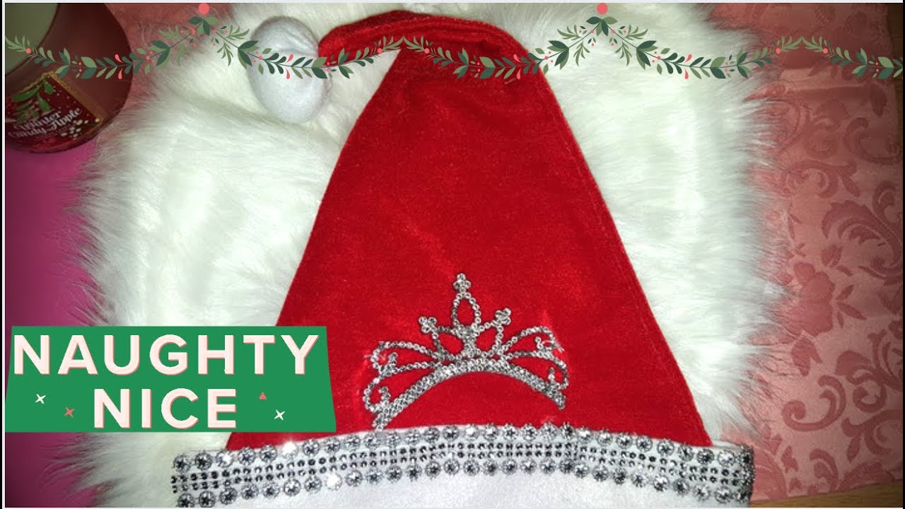 CHRISTMAS EDITION| DIY- Santa Claus Hat - YouTube