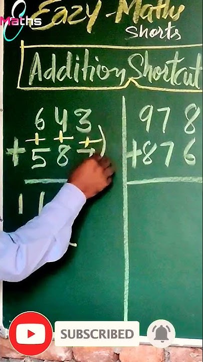 Addition hacks🔥 New Trick of Addition#maths #shorts #trending #addition - YouTube