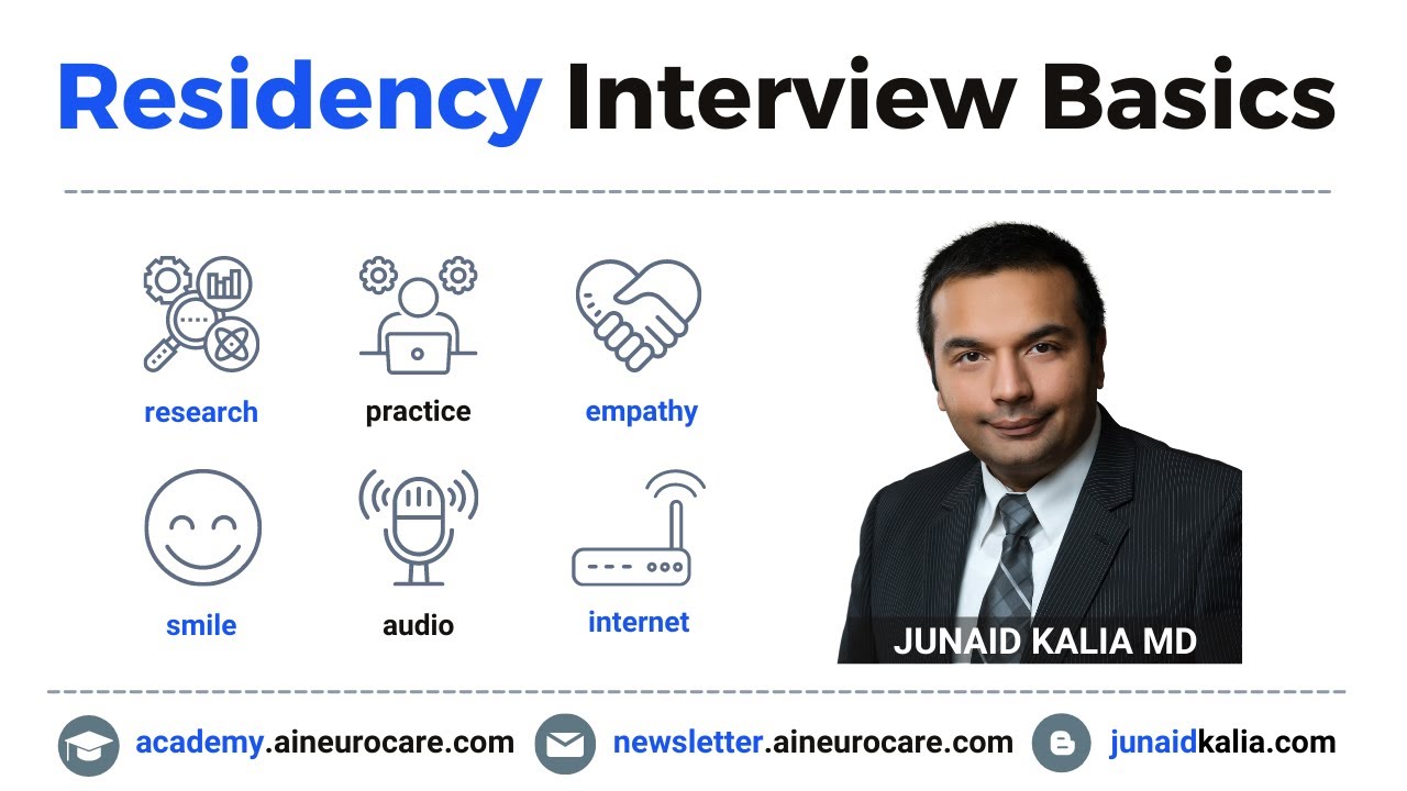 Residency Interview Basics (2021) - YouTube