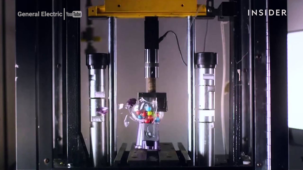 Scientists crushing everyday objects - YouTube