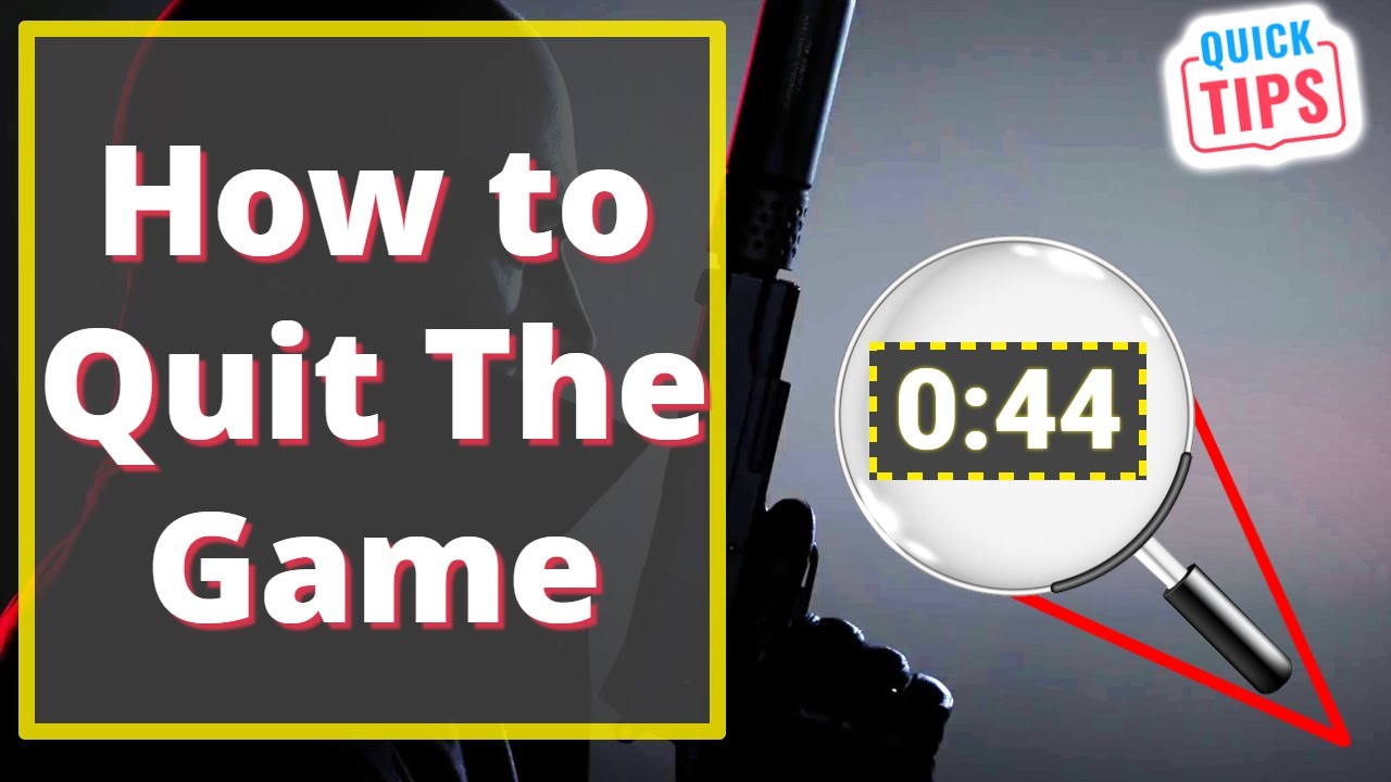 Hitman 3 - How To Quit The Game (Quick Tips) - YouTube