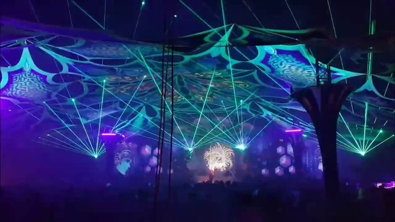 PsyFestival in Austria@FLOW FestivaL2017@Psy trance(LASER VIDEO)[HD] ॐ ...