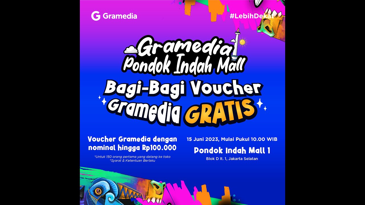 Pembukaan Toko Gramedia Pondok Indah Mall - YouTube