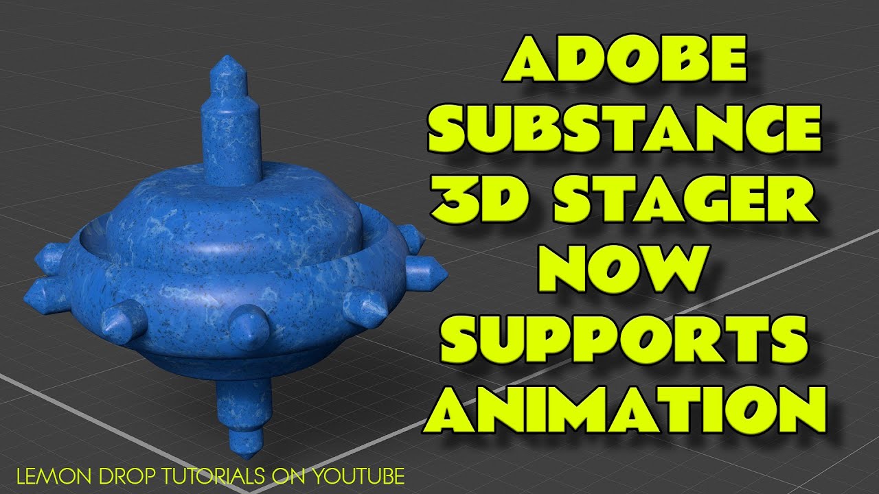 Adobe Substance 3D Stager Now Supports Animation - YouTube