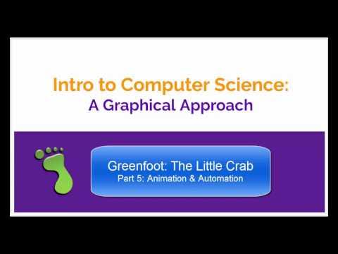 Intro CS: Greenfoot - Little Crab Part 5 (Animation & Automation) - YouTube