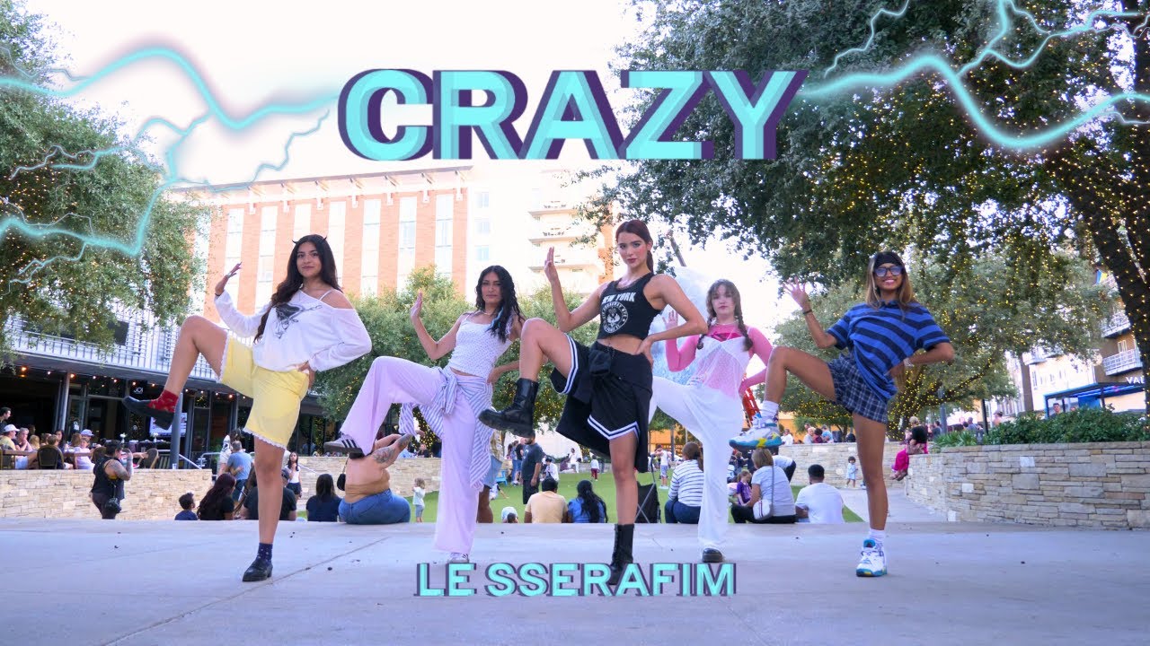 [KPOP IN PUBLIC | ONE TAKE] LE SSERAFIM(르세라핌) "CRAZY" DANCE COVER | PIXEL CREW | AUSTIN - YouTube