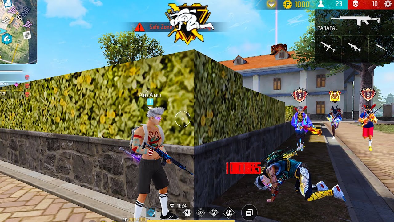 Solo Vs Squad Gameplay | Grandmaster Lobby | Free Fire | Queen Gaming ...
