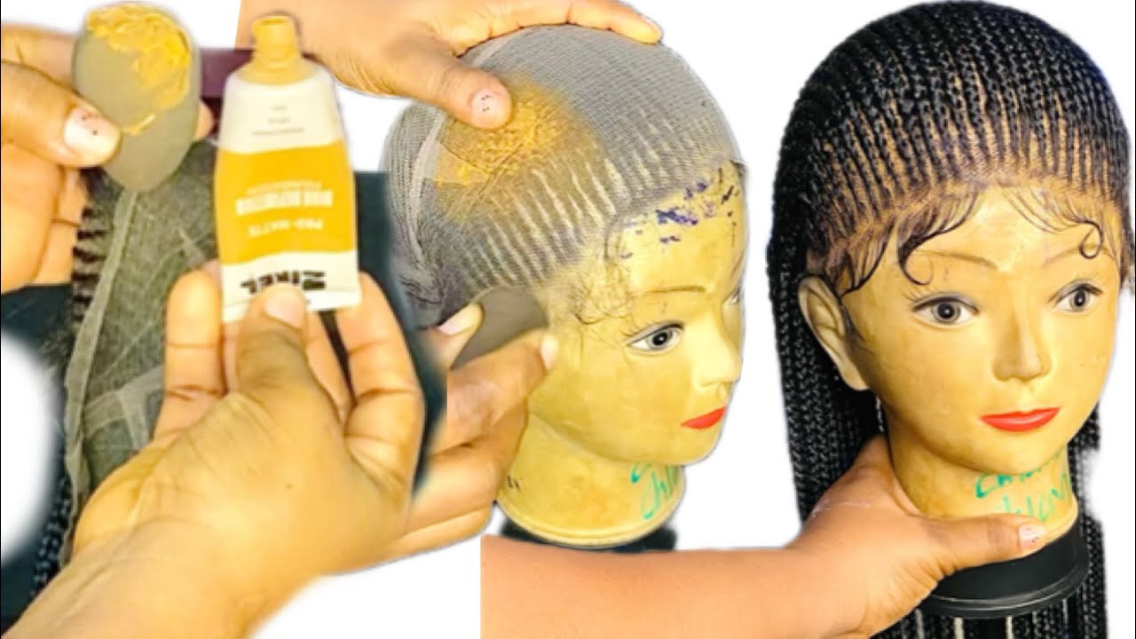 How to Bleach And Style Your Wig And wig Net.. - YouTube