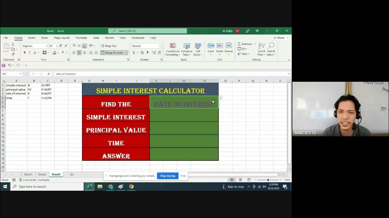 MS EXCEL ACTIVITY SIMPLE INTEREST CALCULATOR YouTube ms-excel-activity-simple-interest-calculator-youtube