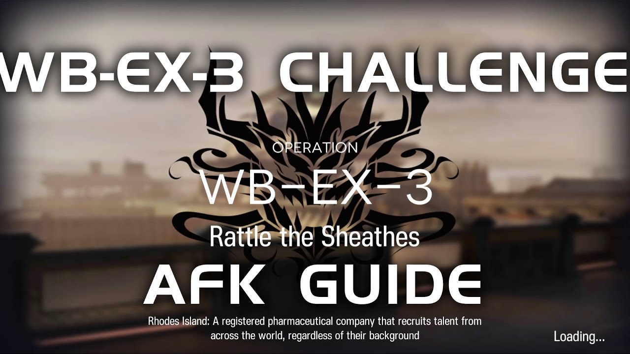 WB-EX-3 CM Challenge Mode | AFK Guide | Where Vernal Winds Will Never Blow | 【Arknights】 - YouTube